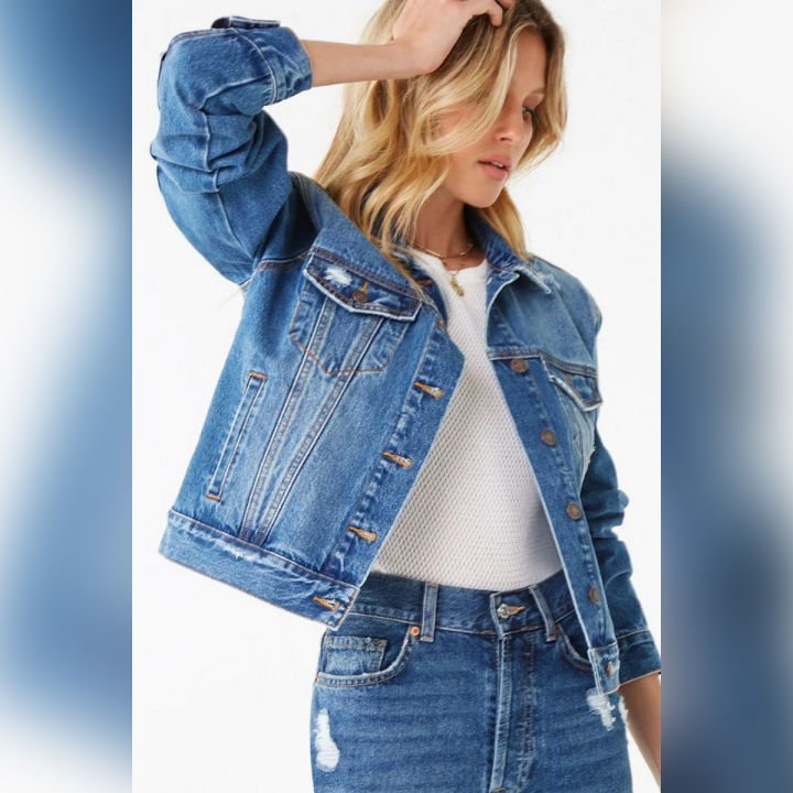 SPRINTER Denim Jacket Lycra Fabric | Daraz.pk