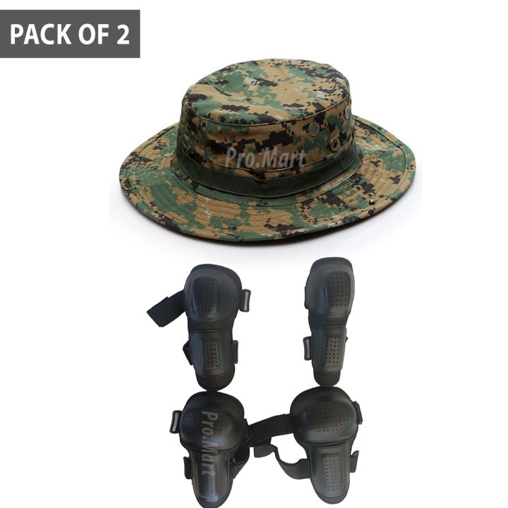 Pack of 2 - Army,Military & Sports Knee Pads Elbow Pads Set (4 Pieces ...
