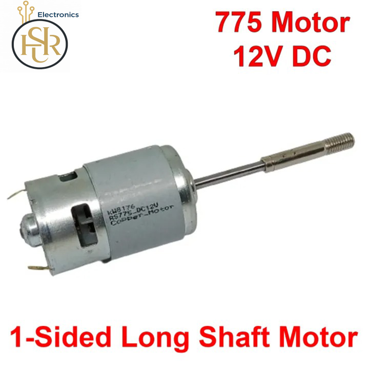 775 12V DC HIGH SPEED MOTOR LONG SHAFT, HIGH QUALITY HIGH RPM | Daraz.pk