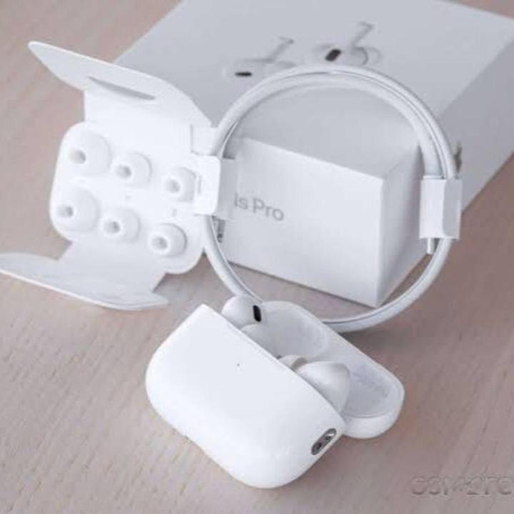 Airpods_pro 2nd Generation White | With Free Type C Data Cable | Stereo ...