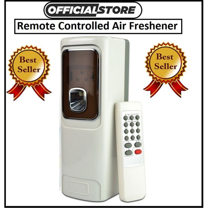 Remote Control LED Automatic Air Freshener Dispenser Wall Odor ...