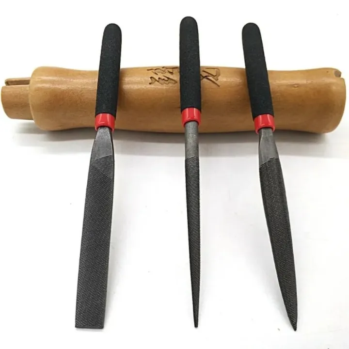 Set Hand Tool Small Steel Files Craft Carpentry Tools Needle Flat File ...