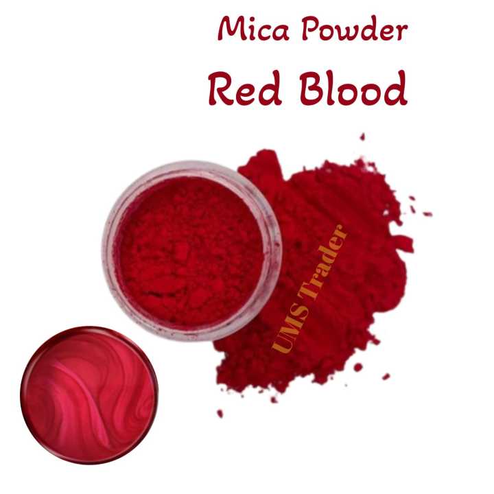 UMS Trader - Mica Powder Pigment “Red Mica” - Multipurpose DIY Arts and ...