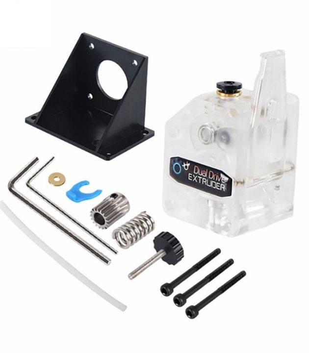 Clear Dual Drive Gear BMG Extruder Tools Kit for 3D Printer MK8 V6 CR10 ...