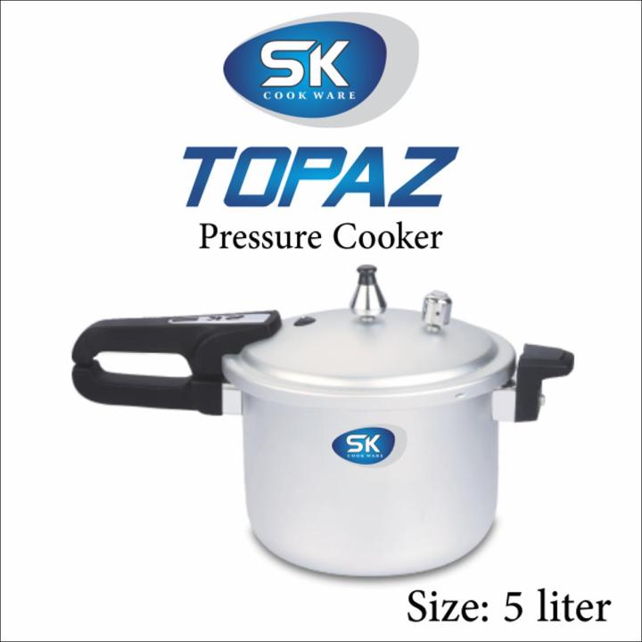 Pressure Cooker Anodized 5LTR,7 LTR,9LTR,11LTR, SK Cookware Topaz ...