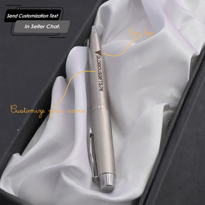Personalized Ballpoint Pen, Engraved Stainless-Steel Pen, Graduation ...