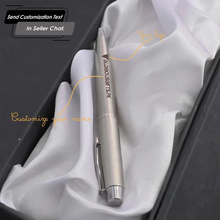 Personalized Ballpoint Pen, Engraved Stainless-Steel Pen, Graduation ...