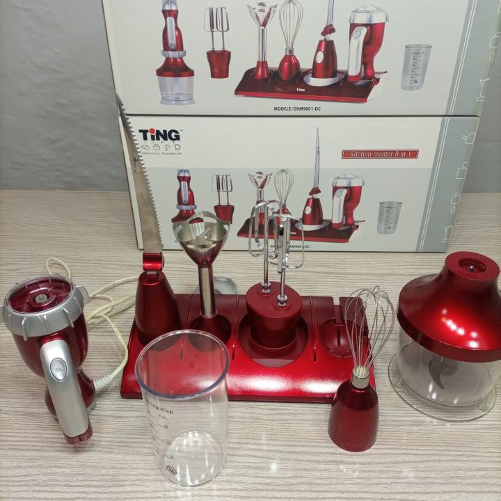 HTS ting kitchen appliances food factory 8 in 1 set | Daraz.pk