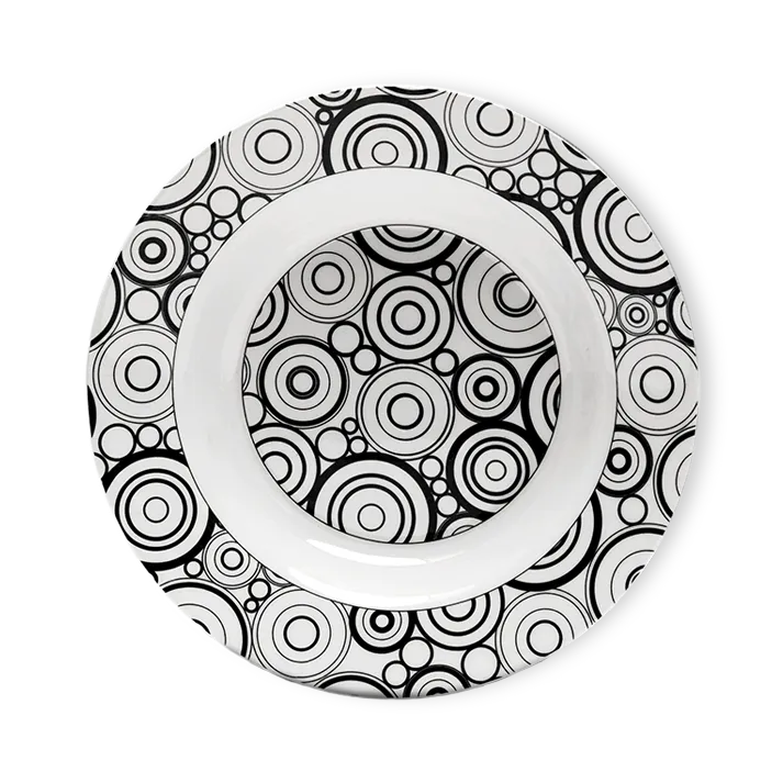 Medina Chic Melamine Dinner Plate 9 Inch – Elegant Design, Durable ...