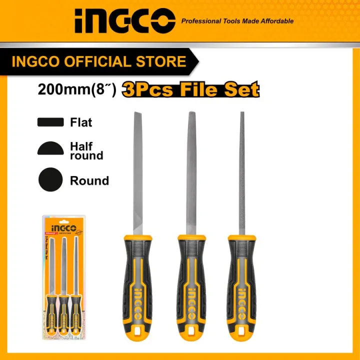 Ingco 3pcs steel file set HKTFS1308 | Daraz.pk