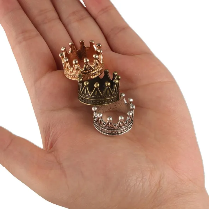 Romantic Model Toys Mini Metal Crown Model Ornaments Decorating ...