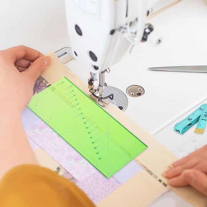 Seam Guide Ruler Set 3Pcs, 2 Magnetic Seam Guid and Seam Allowance ...