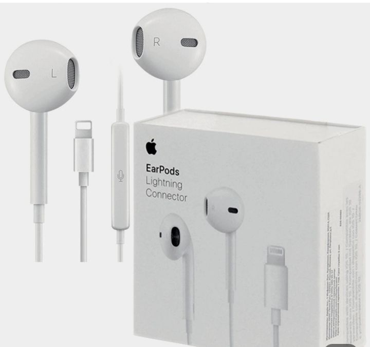 Original iPhone Lightning Connector Handsfree/ EarBuds/ EarPods ...