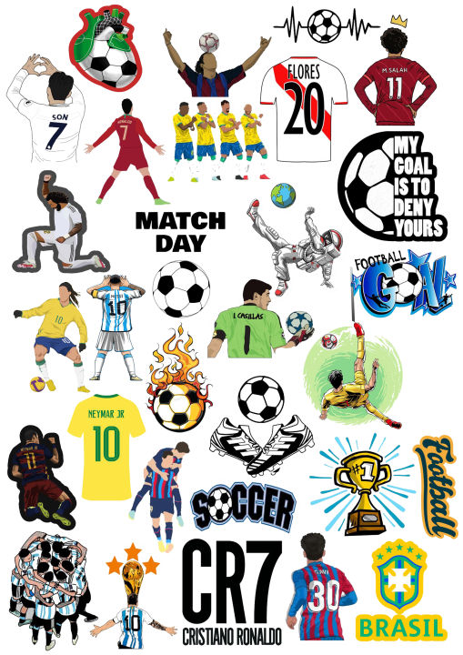 Football Stickers for Boys- Sports Stickers for Girls - stickers For ...
