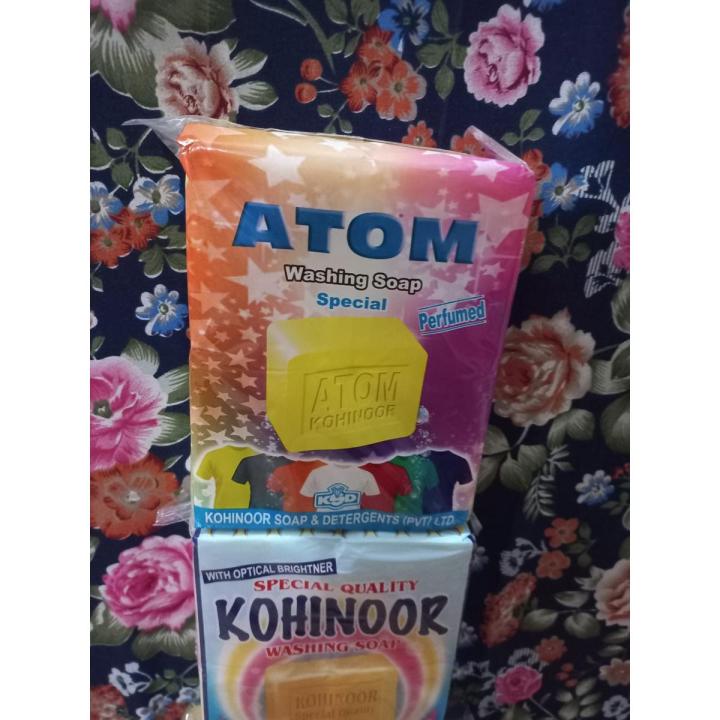 Atom washing Special Soap Pack of Pack of 4 Cakes 1 Kg | Daraz.pk