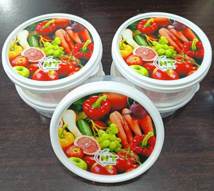 🍱 Pack of 5 Food Storage Boxes – 200ml Each for Freshness 🥗 RM# | Daraz.pk
