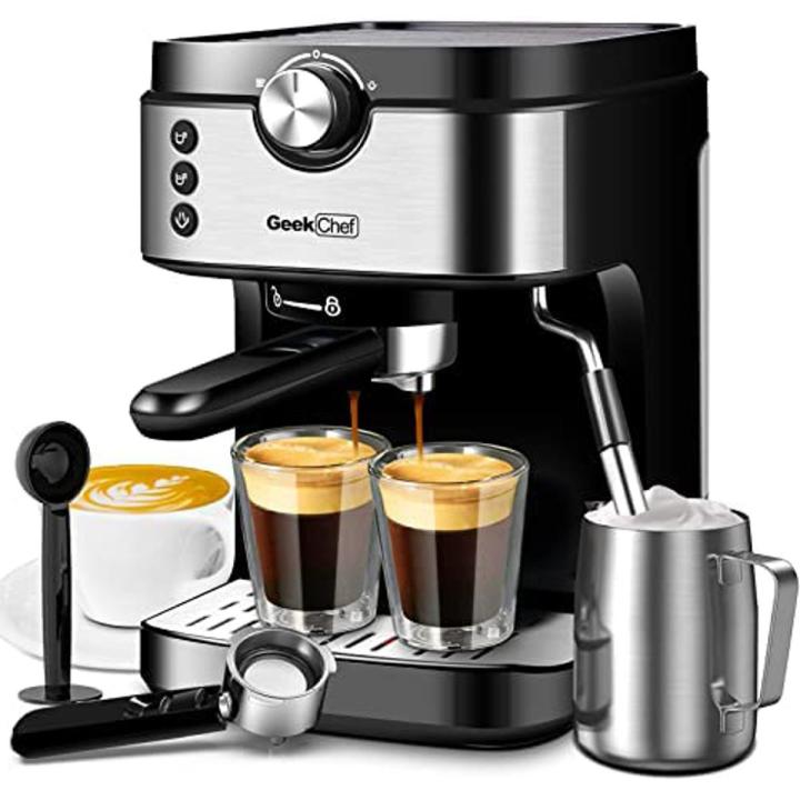 New design 15 bar pump espresso coffee machine home office electric ...