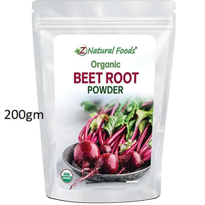 Organic Beet Root Powder - Red Superfood Supplement for Drinks, Juice ...