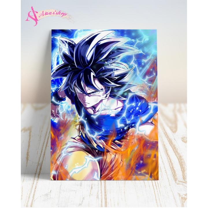 Goku Posters Anime Wall Art Mural Unisex Bedroom Living Room Decor ...