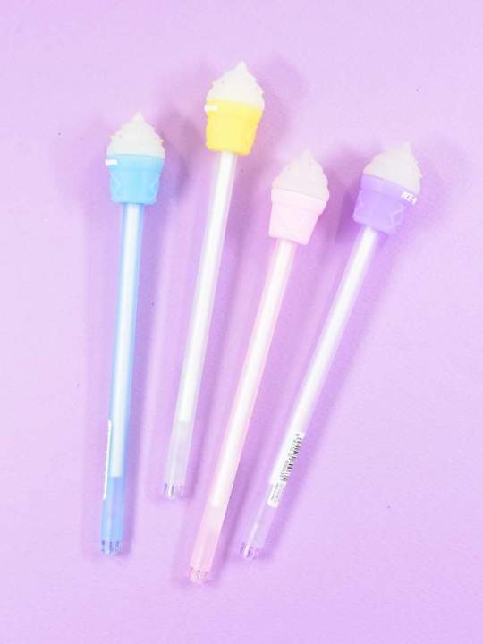 01 Pc Cute Ice Cream Gel Pen Kawaii Stationery Office School Supplies ...