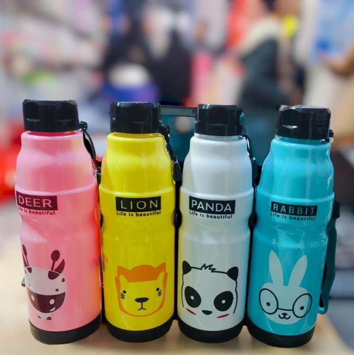 Kids Water Bottle for School | Unbreakable Commando Design Bottle ...