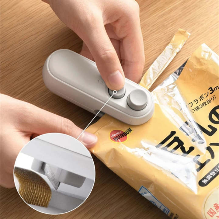 Portable Mini Sealing Machine 2 in 1 USB Rechargeable Magnetic Bag ...