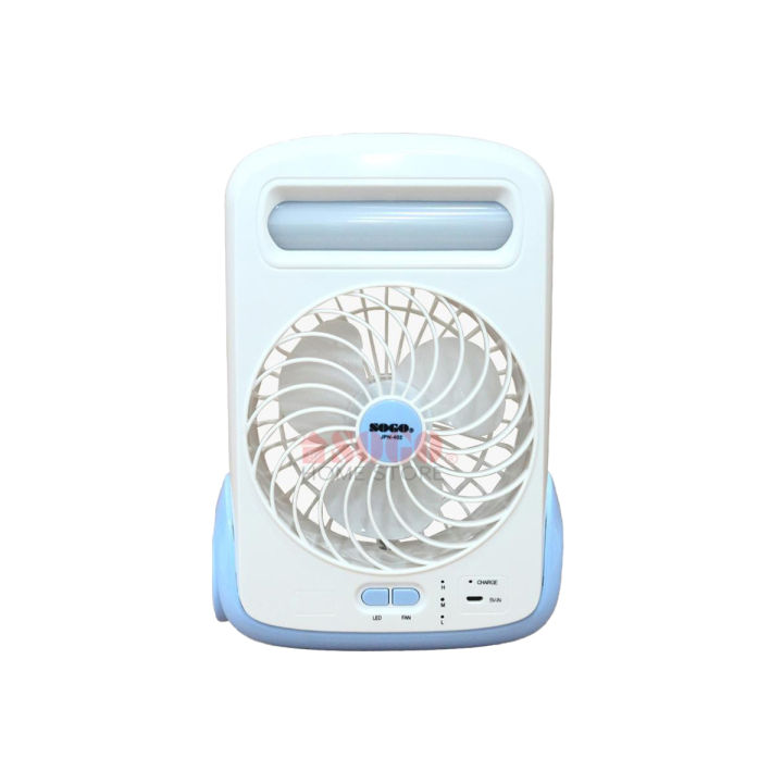 Sogo Rechargeable Mini Table Fan With Torch Light (JPN-402) | Daraz.pk
