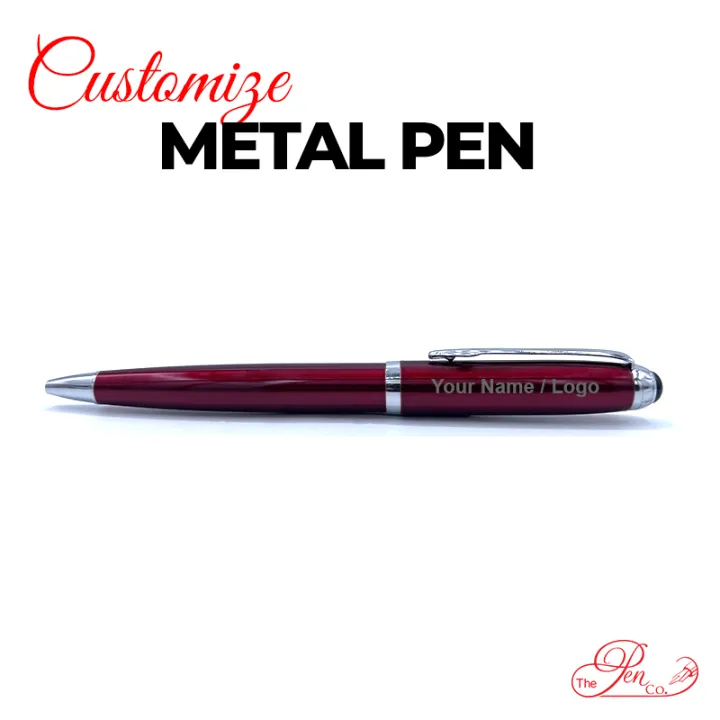 Customize Your Name/Logo Stylus Metal Ball Pen | Daraz.pk