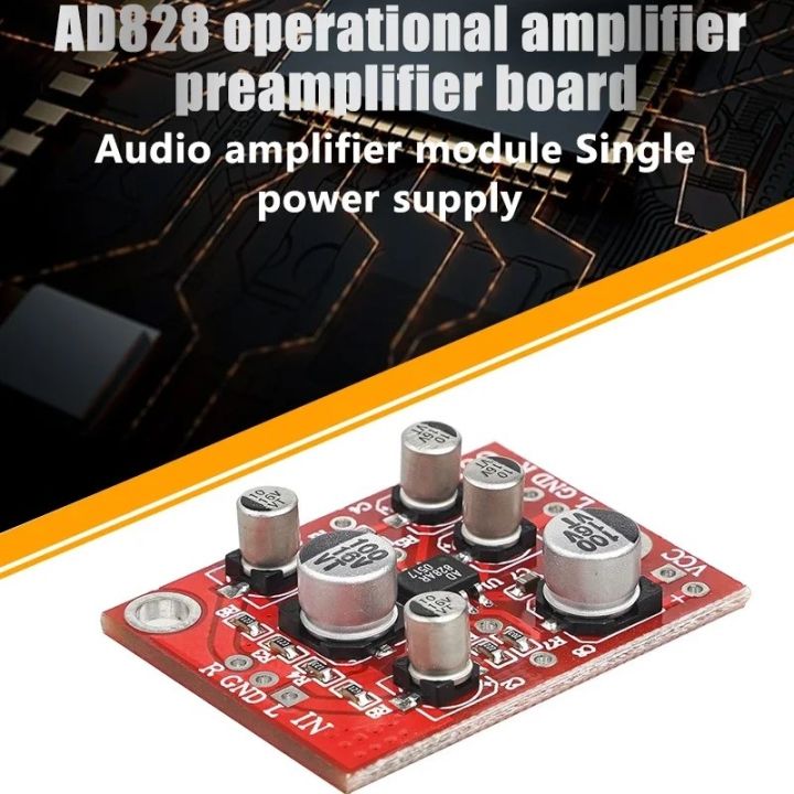 AD828 Ultra Hi-Fidelity Premium Stereo Audio Preamplifier Board Single ...