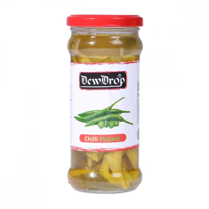 DEW DROP PICKLED GREEN CHILLI 370 GM (𝐢𝐦𝐩𝐨𝐫𝐭𝐞𝐝 & 𝐨𝐫𝐢𝐠𝐧𝐚𝐥) | Daraz.pk