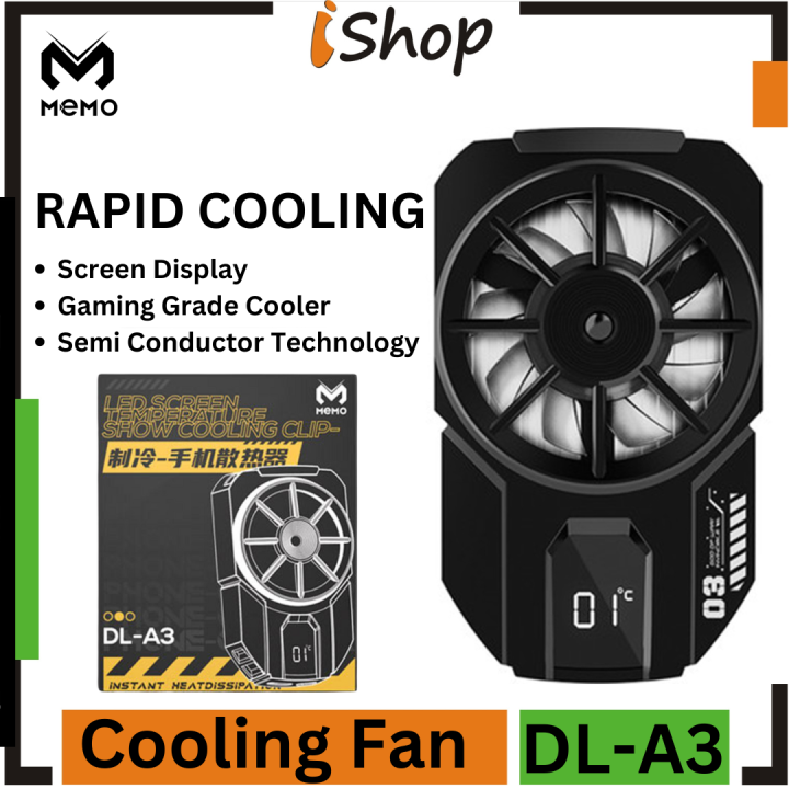 MEMO DL-A3 Semiconductor Cooling Mobile Phone Radiator Suitable For All ...
