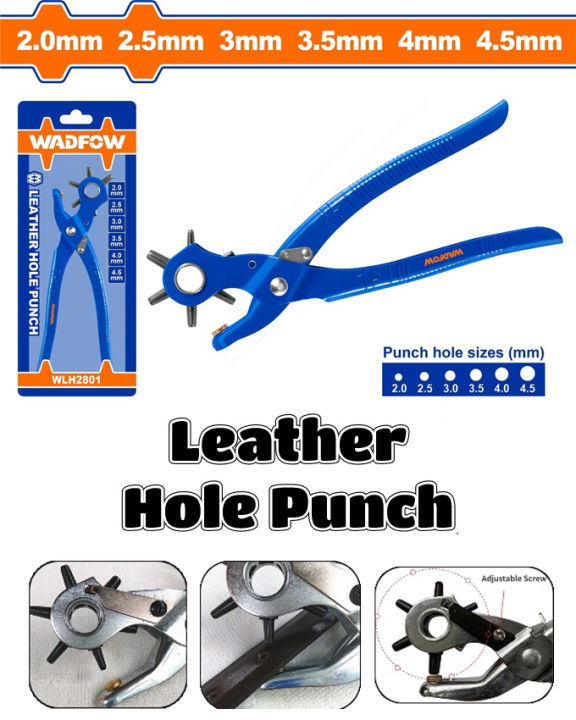 All-in-One Leather Hole Puncher – Wadfow WLH2601 Hand Tool | Daraz.pk