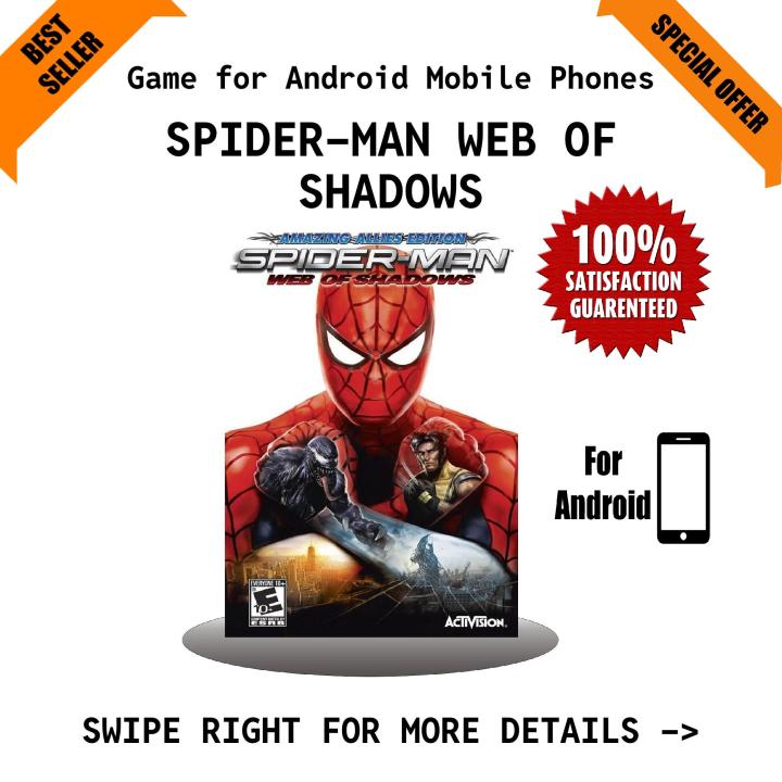 SPIDER-MAN: WEB OF SHADOWS - GAME FOR ANDROID/MOBILE (GOOGLE DRIVE ...