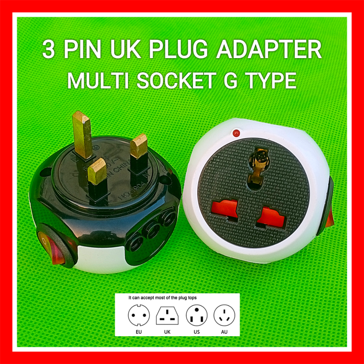 UK Travel Adapter for Type G Plug US to UK Plug Adapter | Conversion ...