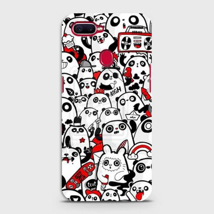 Oppo A7x Cover Case PANDA WITH HAPPY MOOD Hard Cover- Design 12 | Daraz.pk