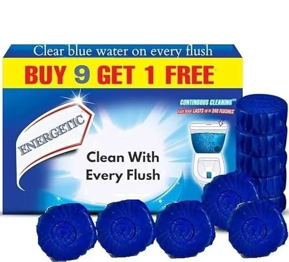 Strong Detergent Toilet Cleaning Tablets – Automatic Flush & Anti-Lime ...