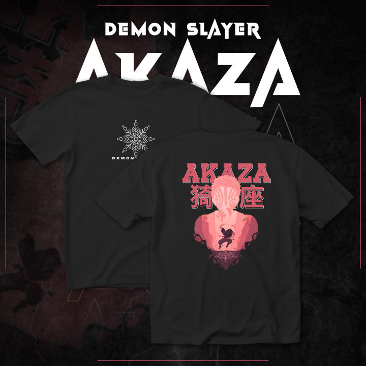 Akaza Demon Slayer T Shirt | Upper Moon 3 Destructive Death Art ...