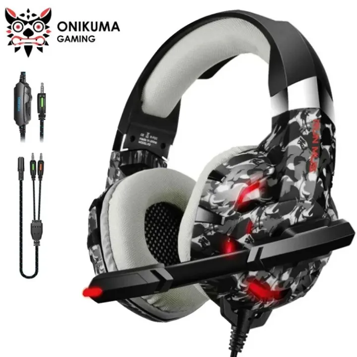 ONIKUMA K2 PRO Run Mus Gaming Headset With Noise Cancellation Mic And ...