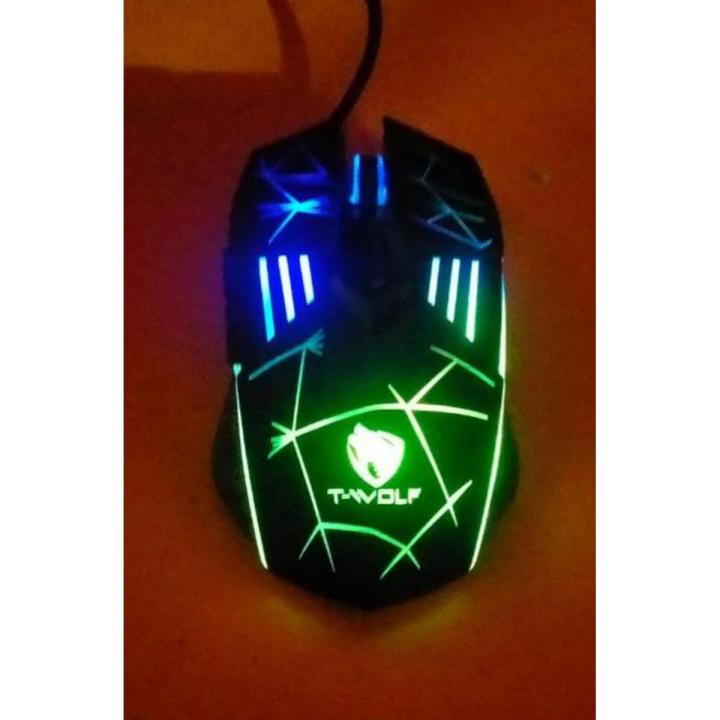 T WOLF G560 Gaming rgb mouse | 3600dpi mouse | rgb mouse | 6d button ...