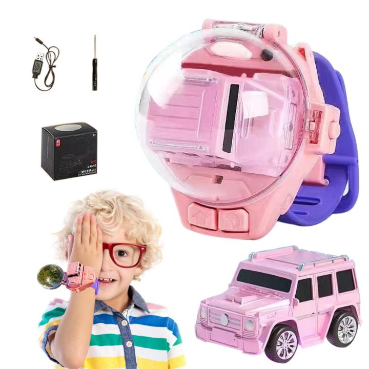 【New】 Mini Remote Control Car Watch Toys 5.0Ghz Cute Wrist Racing Car ...