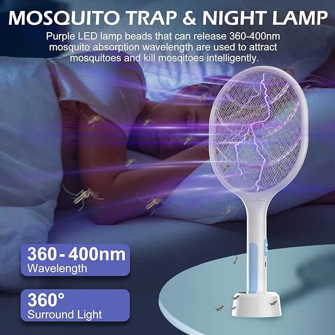 Home Rechargeable Mosquito & Flying Insect Killer Racket | Daraz.pk