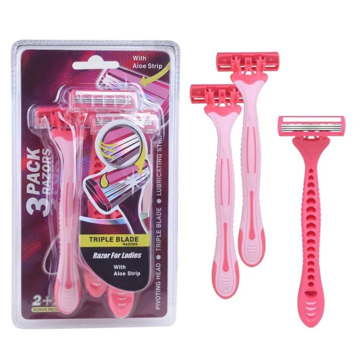 Chirs's Ultra Max Tripple Blade Razors With Aloe Strip For Girls ...
