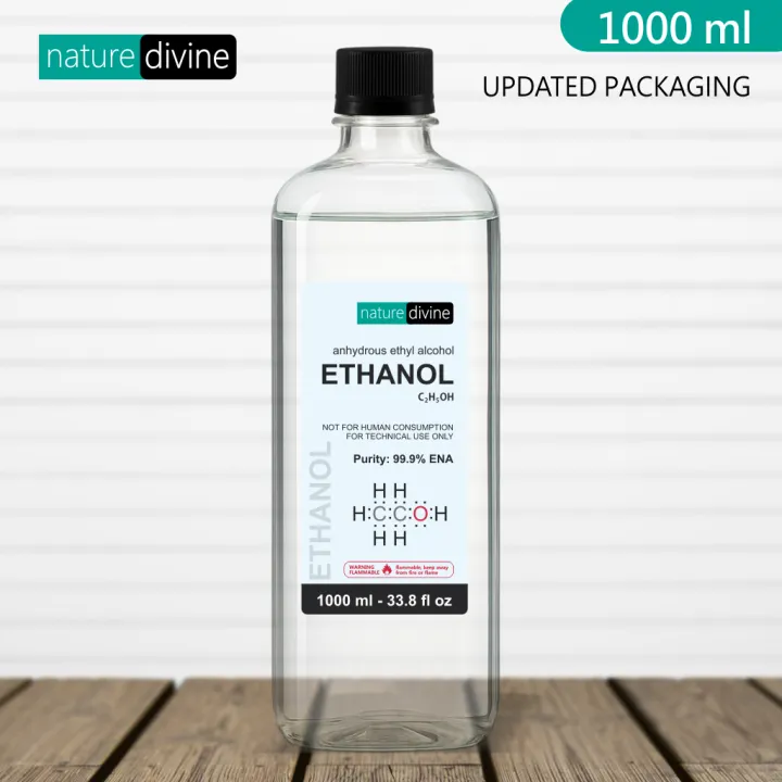 Nature Divine Ethanol 99.9% - Ethyl Alcohol for Cosmetics, Perfumes ...