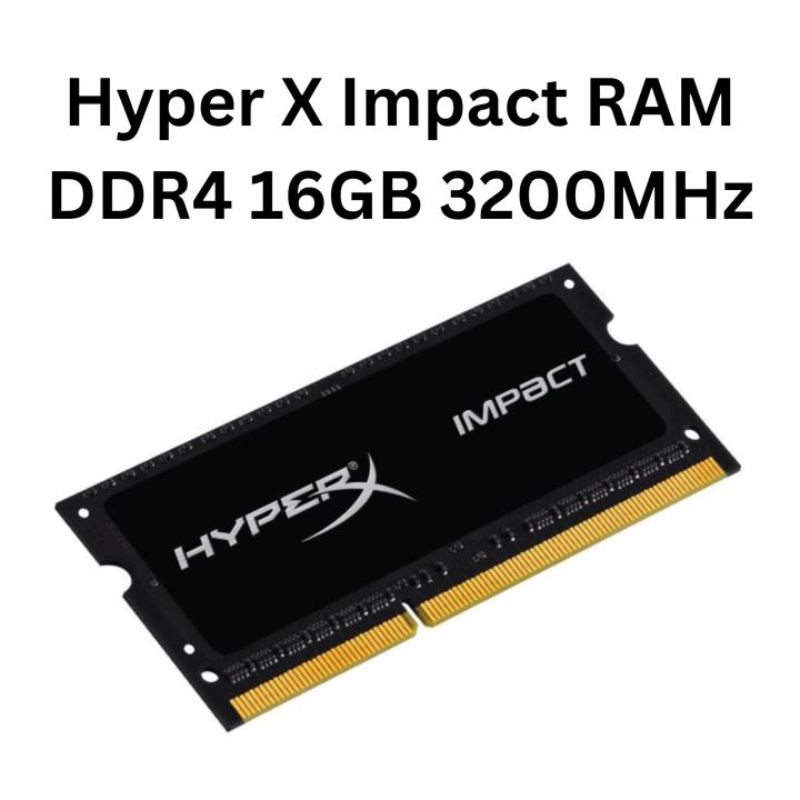 HyperX Impact 16GB DDR4 3200MHz Laptop Memory Module, High-Performance RAM for Gaming ...