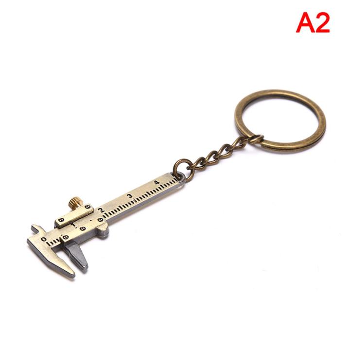 New Portable 0-4cm Mini Vernier Calipers Keychain Measuring Gauging ...