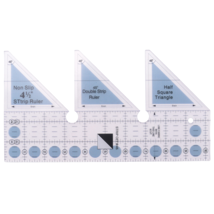 Ruler Grids 45 Degree Double Strip Ruler Non- Quarter Square Triple ...