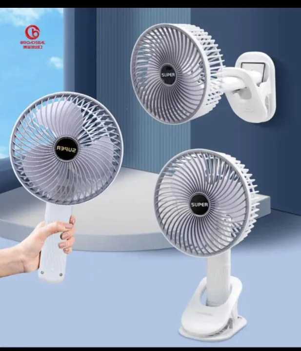 Cartloadz Portable Desk Fan USB Rechargeable Folding Cooling Fans ...