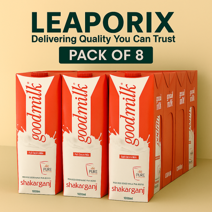 LEAPORIX MALL – Goodmilk Original UHT Milk 1000ml (Pack of 8) | Fresh ...