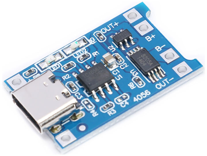TP 4056 Charging Module | 18650 Lithium battery Charger Type C With ...