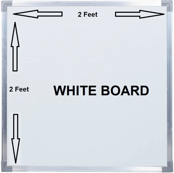 1ft x 2ft Dry Erase White Board Hanging Writing Drawing & Planning ...
